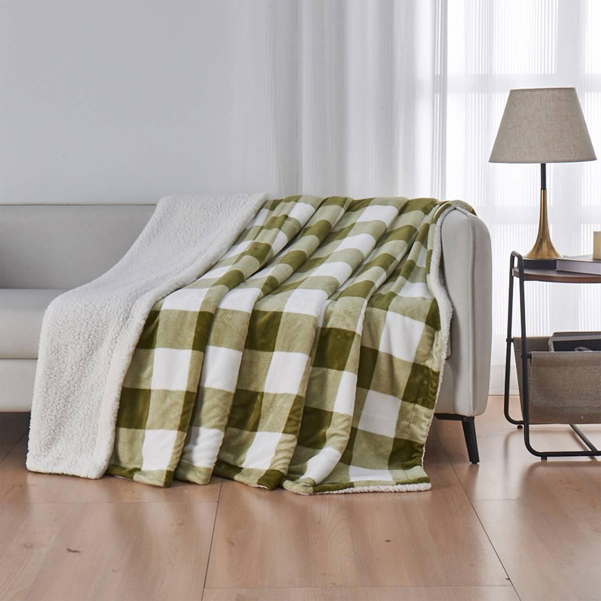 Click here for FreshFolds Kinsley Reversible Velvet Checkered & S... prices