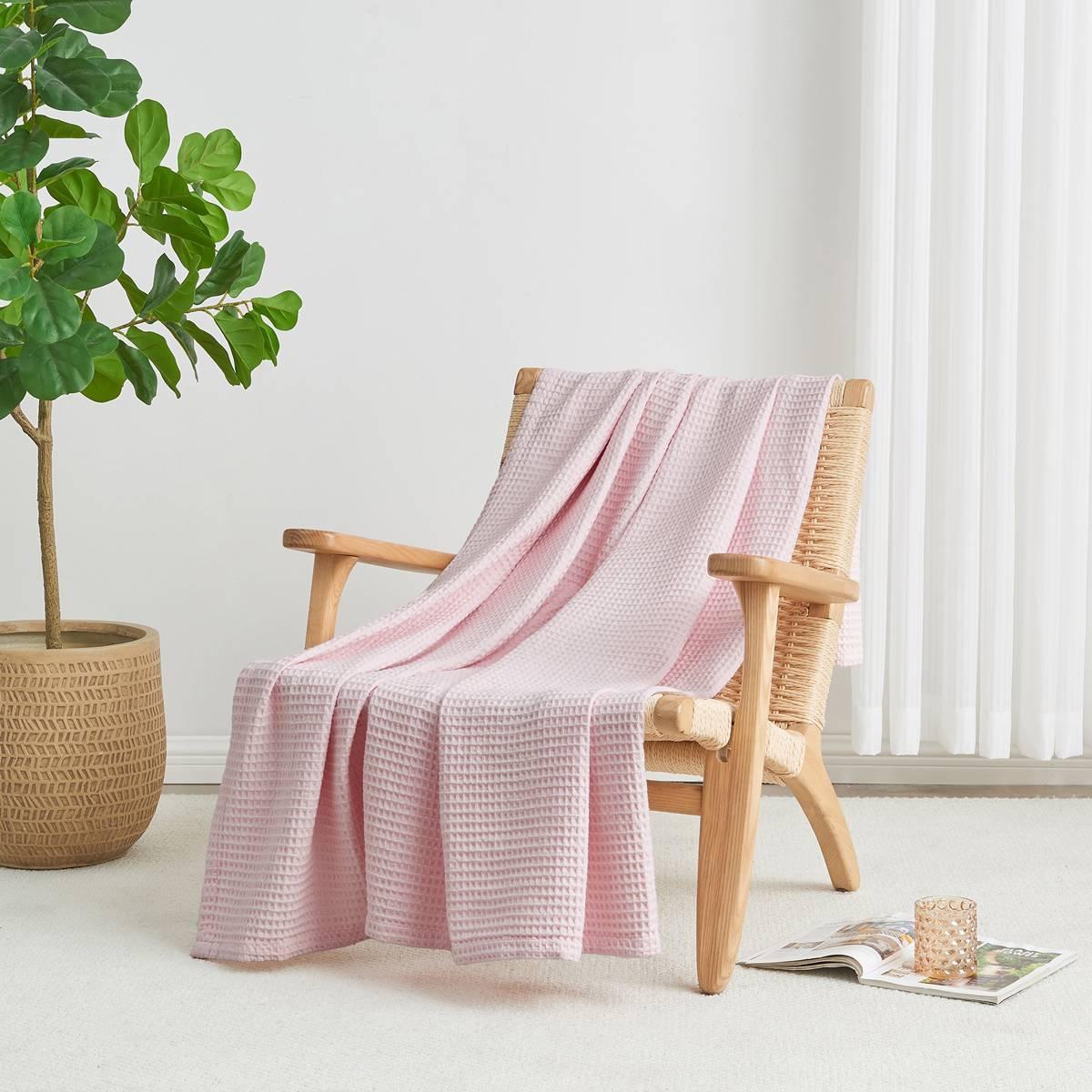 Click here for FreshFolds Mikala Cotton Waffle Weave Blanket prices