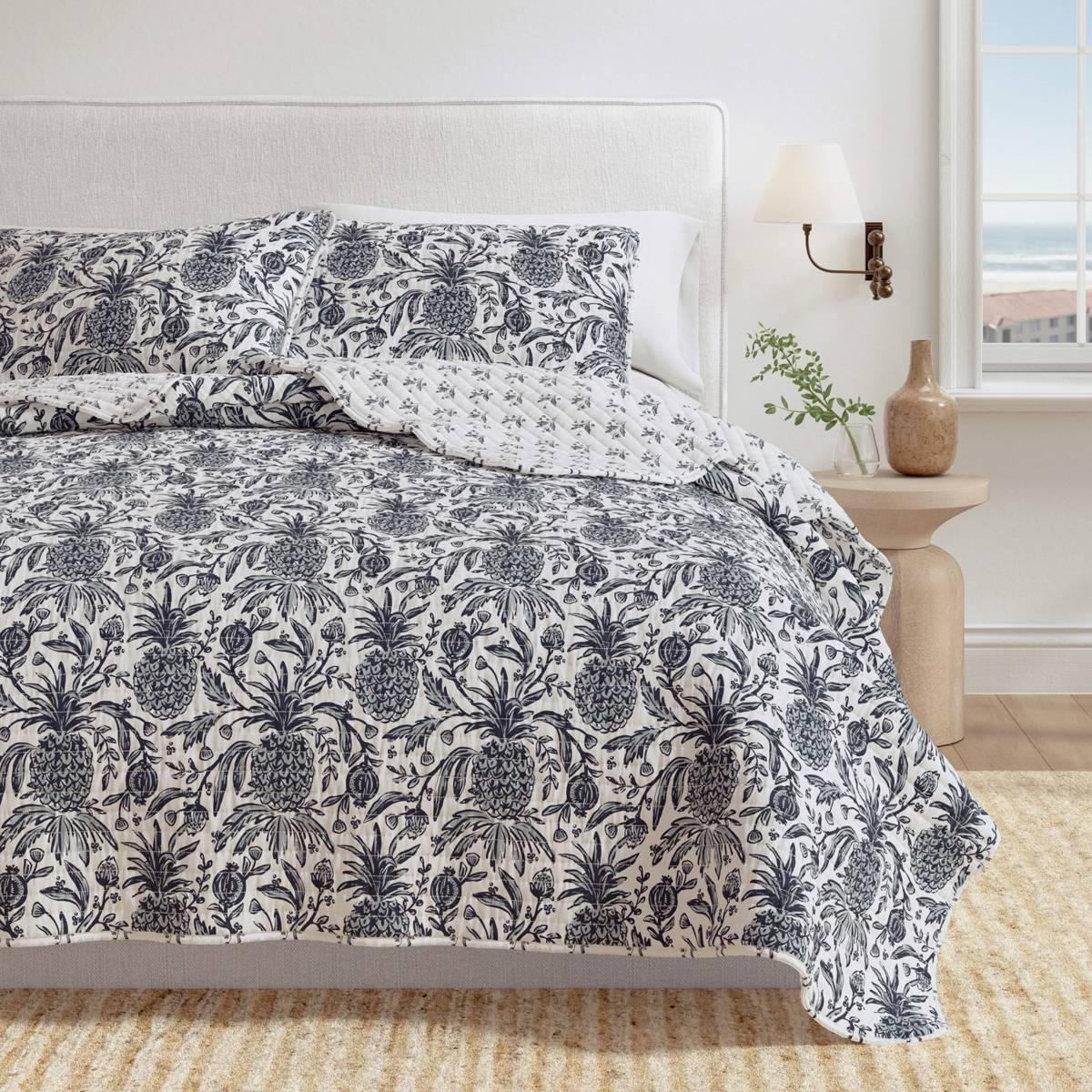 Click here for FreshFolds Bernice 3pc. Reversible Coastal Quilt S... prices