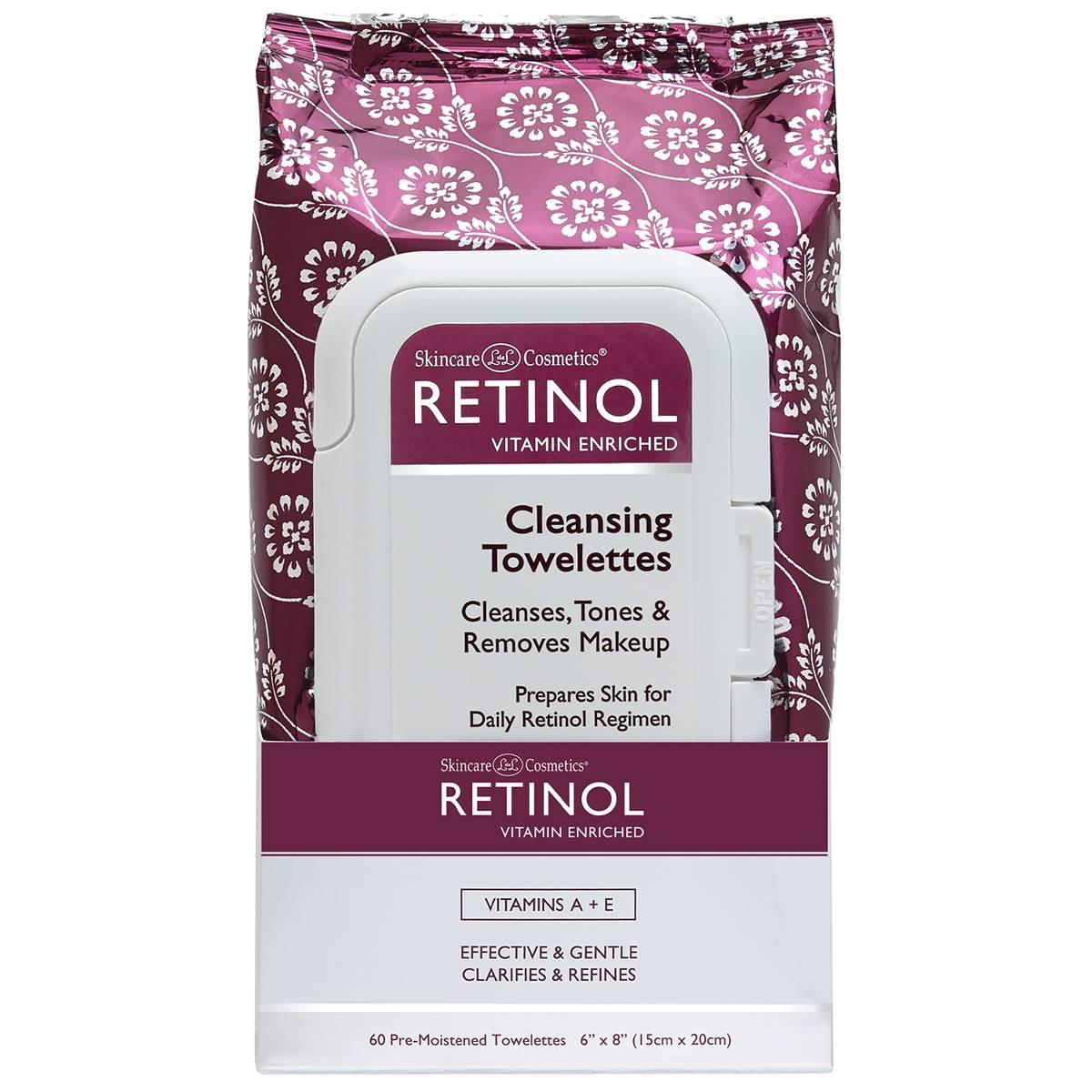 Click here for Retinol Anti-Aging Towelettes - 60 piece prices