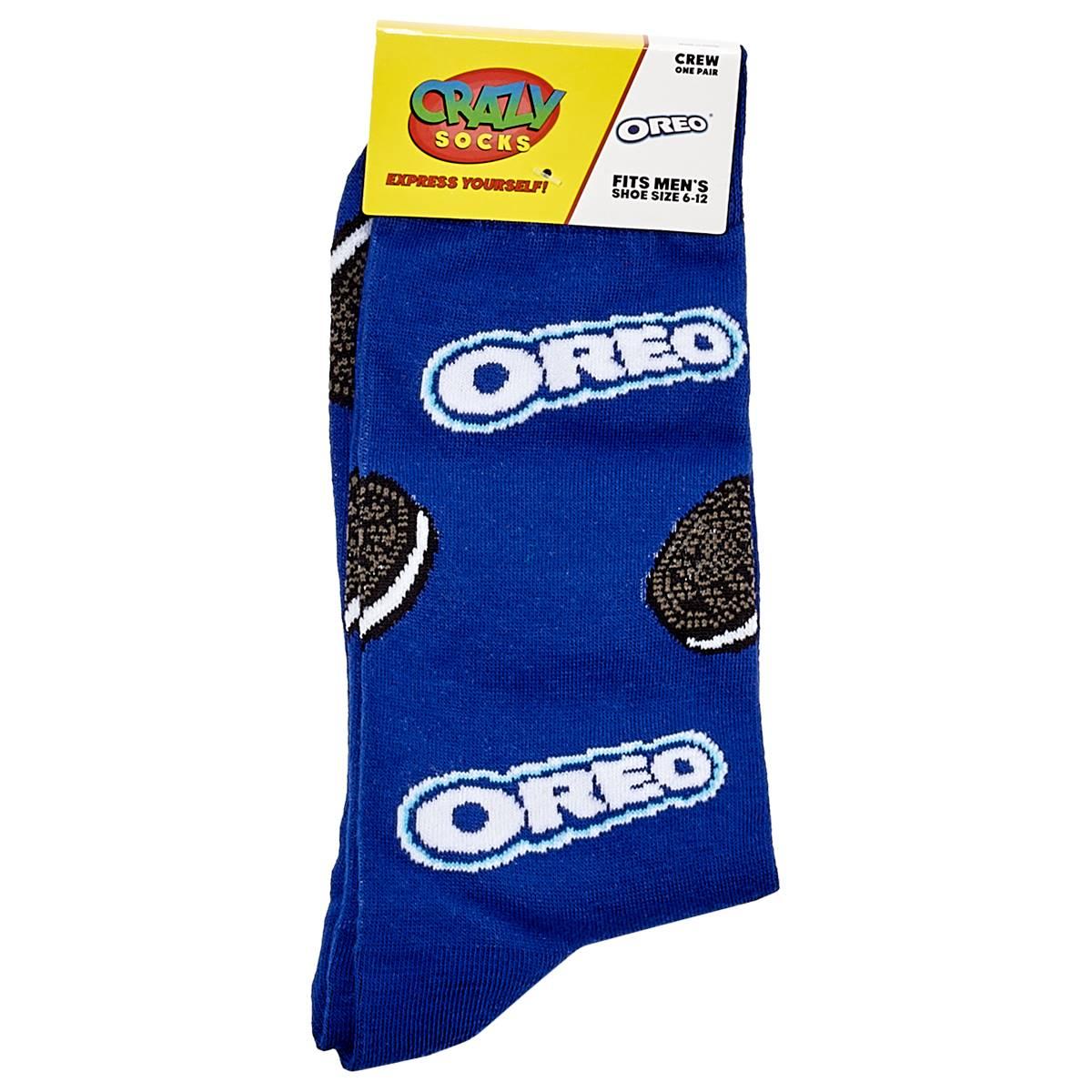 Click here for Mens Crazy Socks Oreo Cookies Crew Socks prices