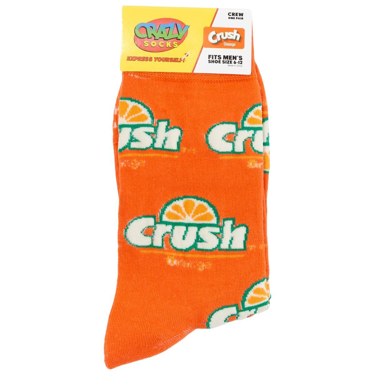 Click here for Mens Crazy Socks Orange Crush Socks prices