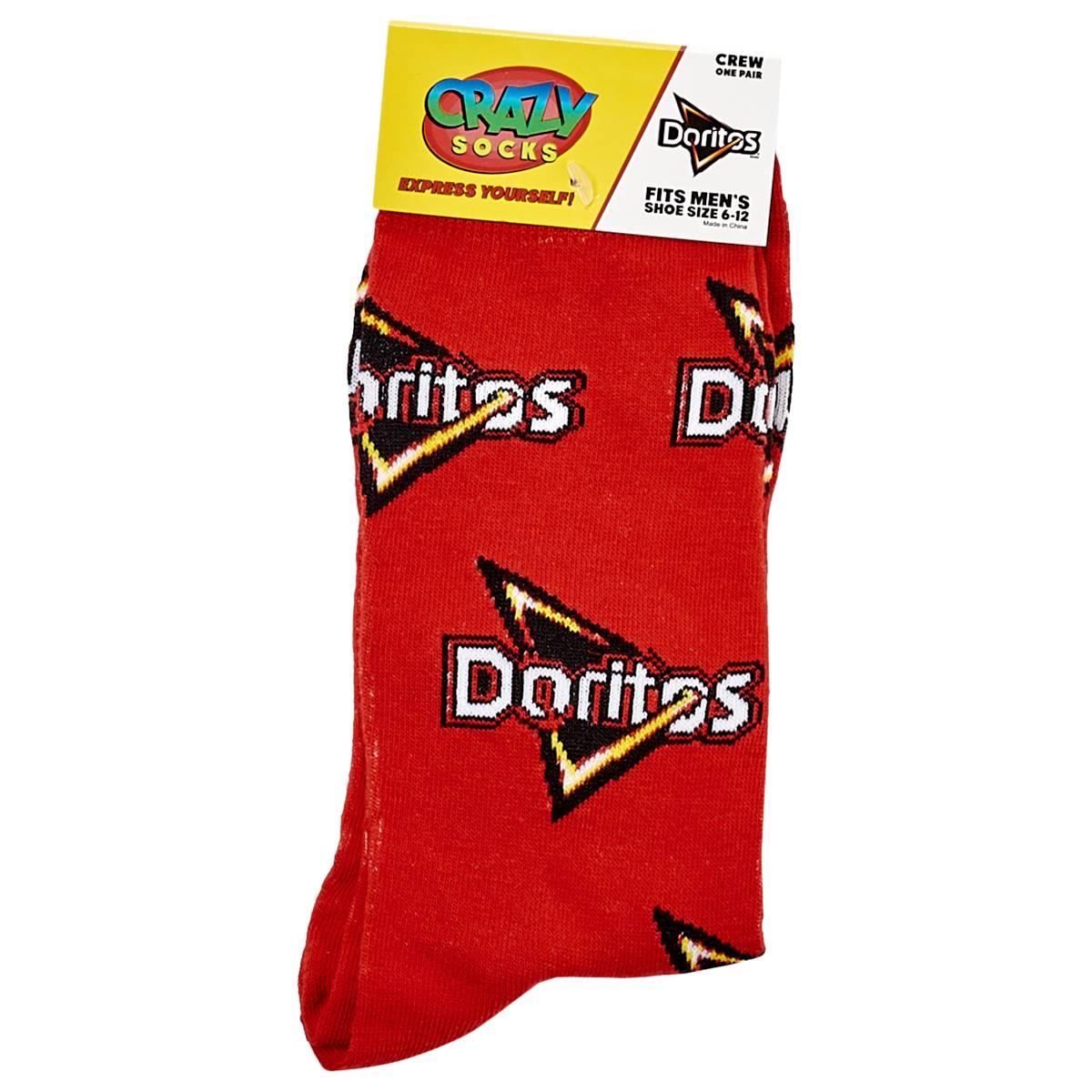 Click here for Mens Crazy Socks Doritos Crew Socks prices