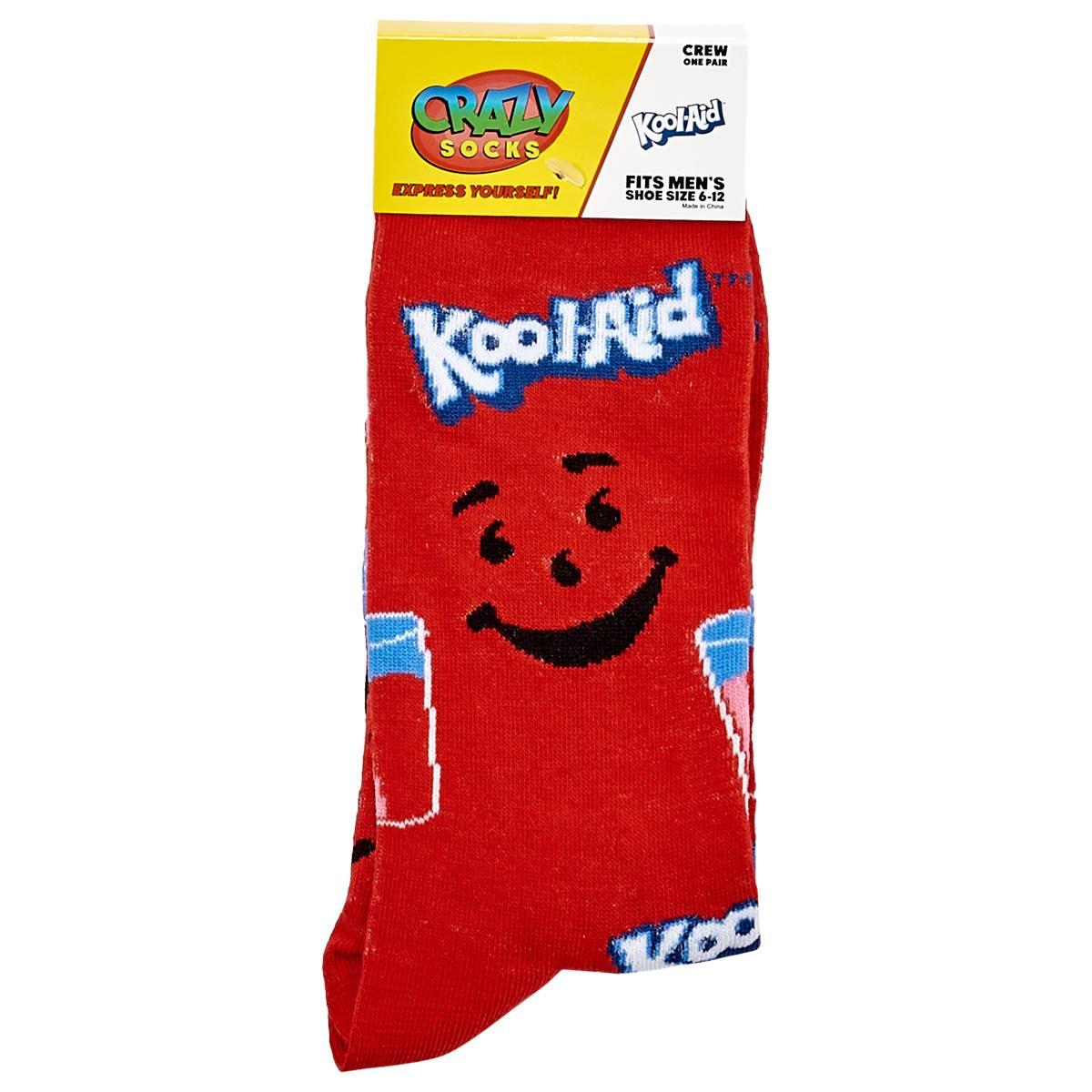 Click here for Mens Crazy Socks Kool Aid Crew Socks prices