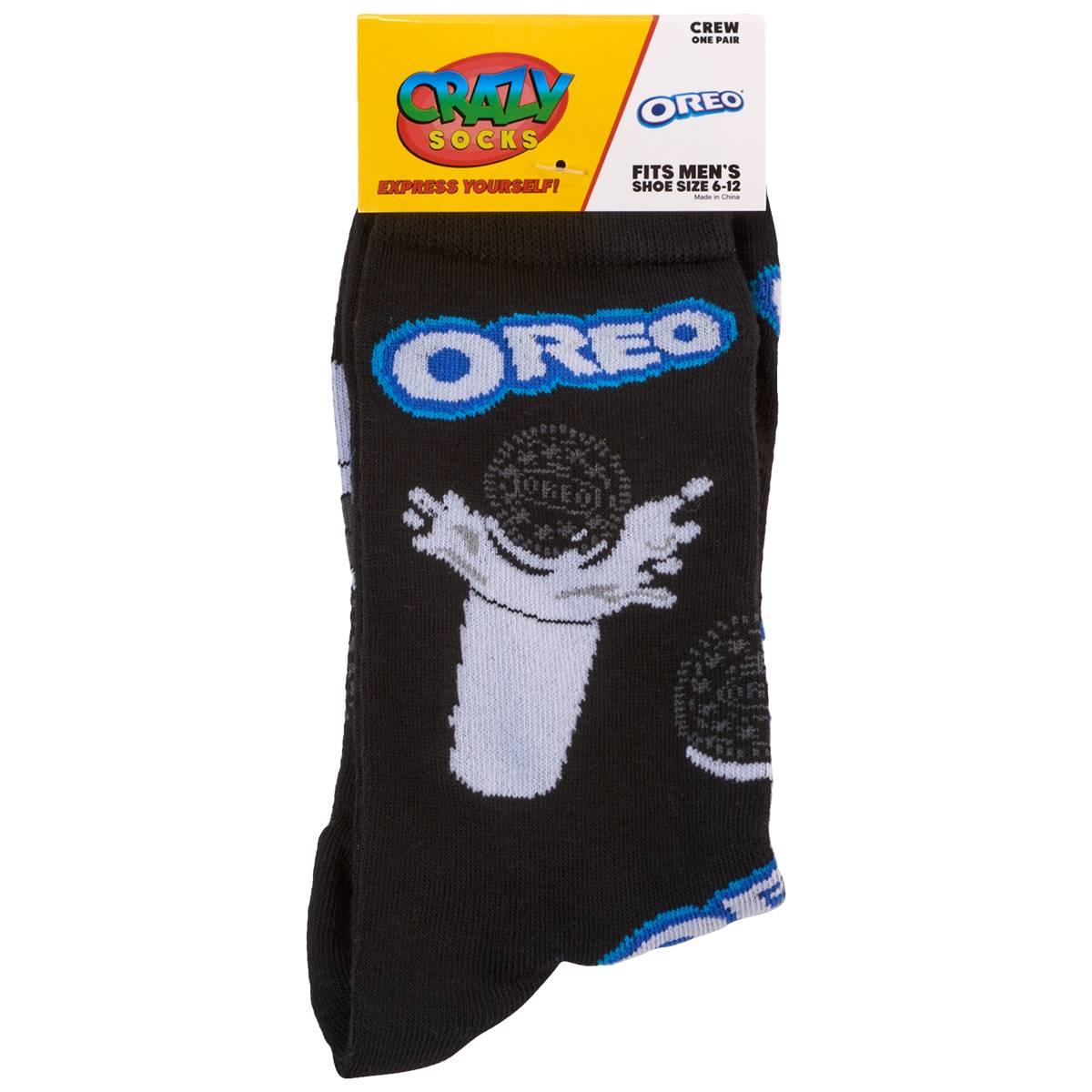 Click here for Mens Crazy Socks Oreo & Milk Crew Socks prices