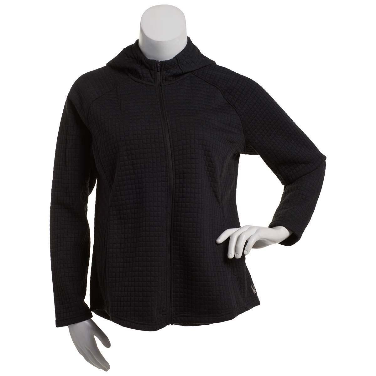 Click here for Womens Spyder Bonded Mink Quilted Grid Full Zip Ac... prices