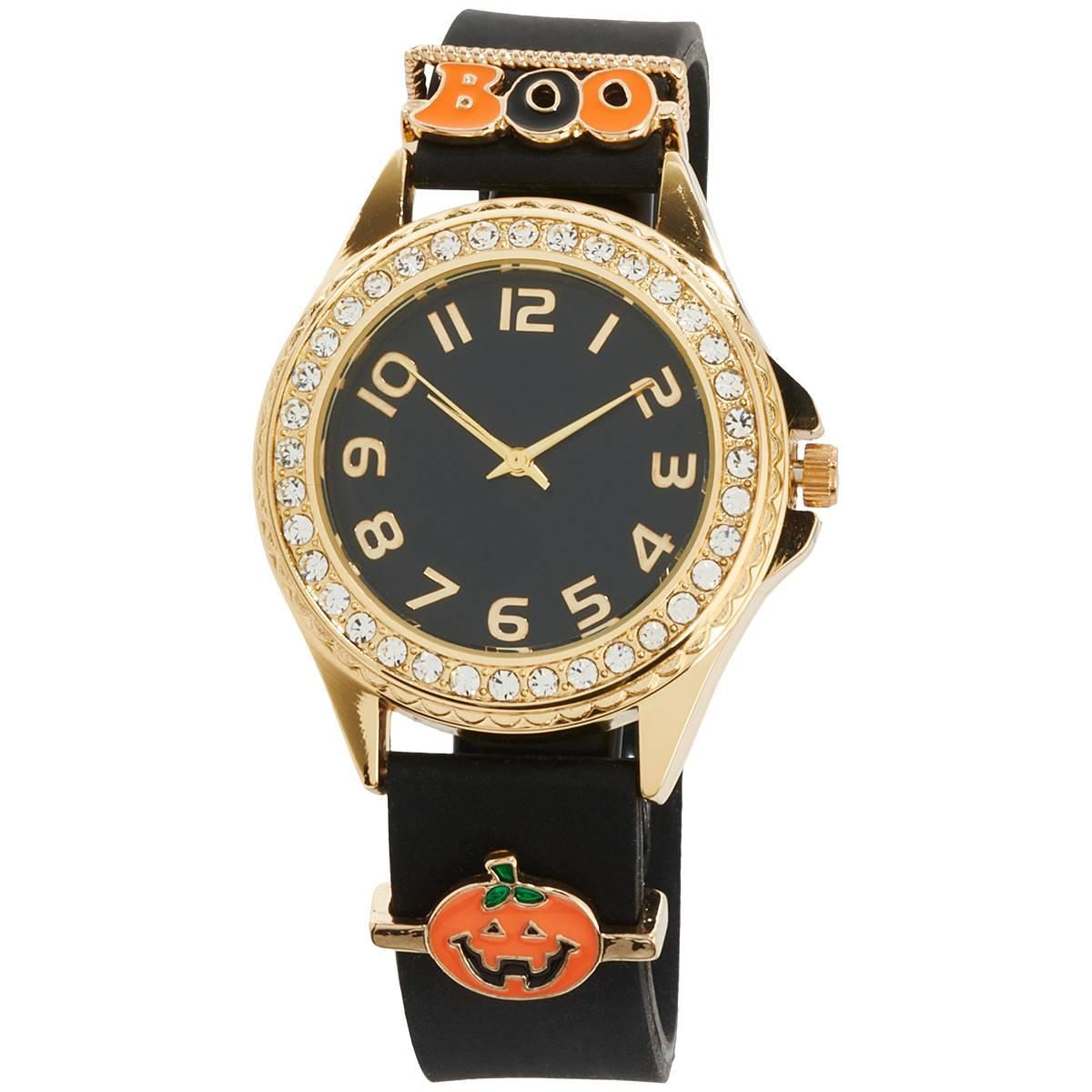 Click here for Womens Halloween Charms on Silicone Band Watch - A... prices