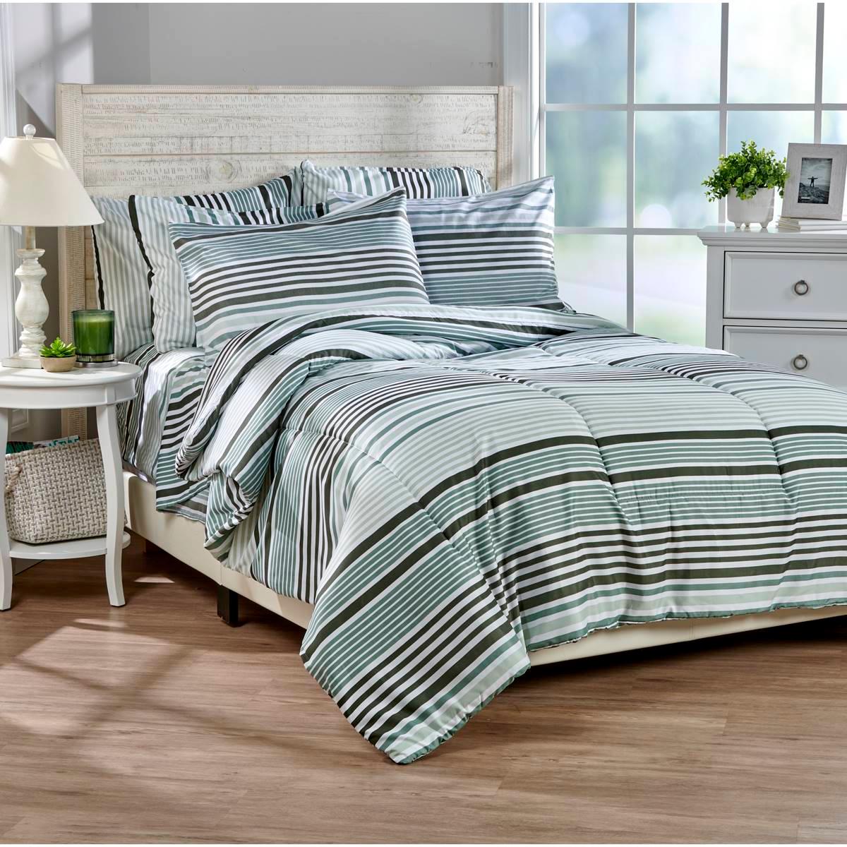 Click here for Hotel Collection Hunter Sage 9pc. Bed In A Bag prices