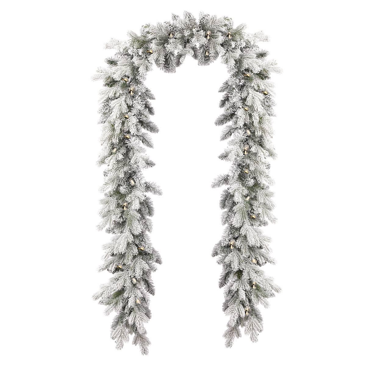 Click here for Seasonal LLC LED Shadow Woods 9ft. Flocked Spruce... prices