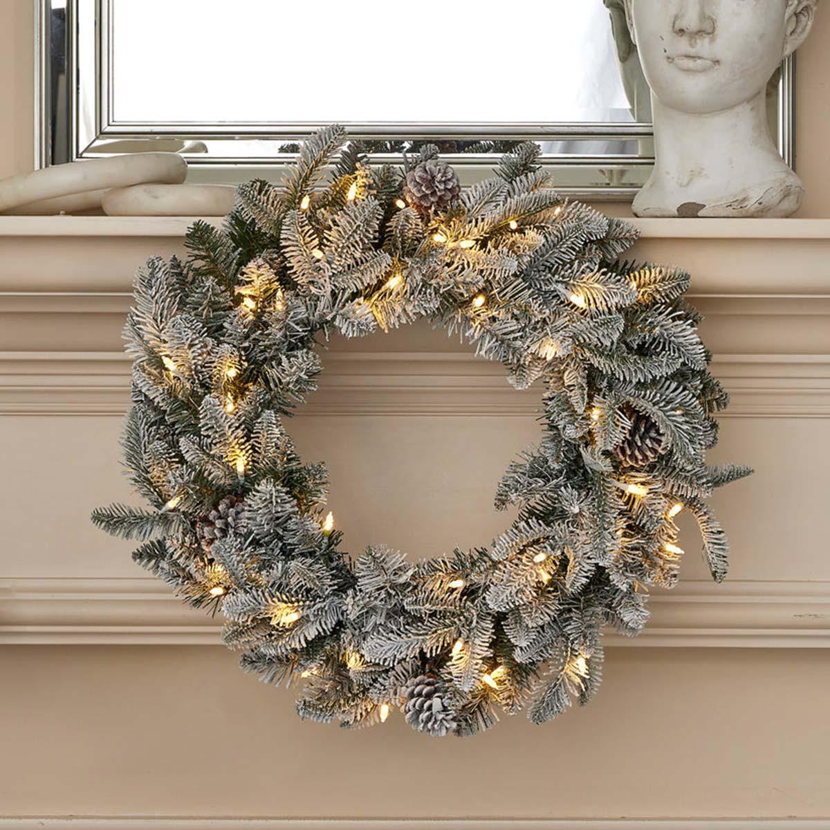 Click here for Seasonal LLC LED Lexington Fir 24in. Artificial Ch... prices