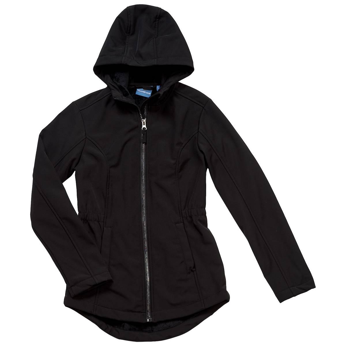 Click here for Girls (7-16) Weather Club Long Soft Shell Jacket w... prices