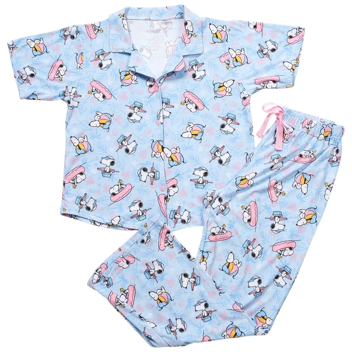 Click here for Womens Peanuts(tm) Snoopy Beach Short Sleeve Pajam... prices