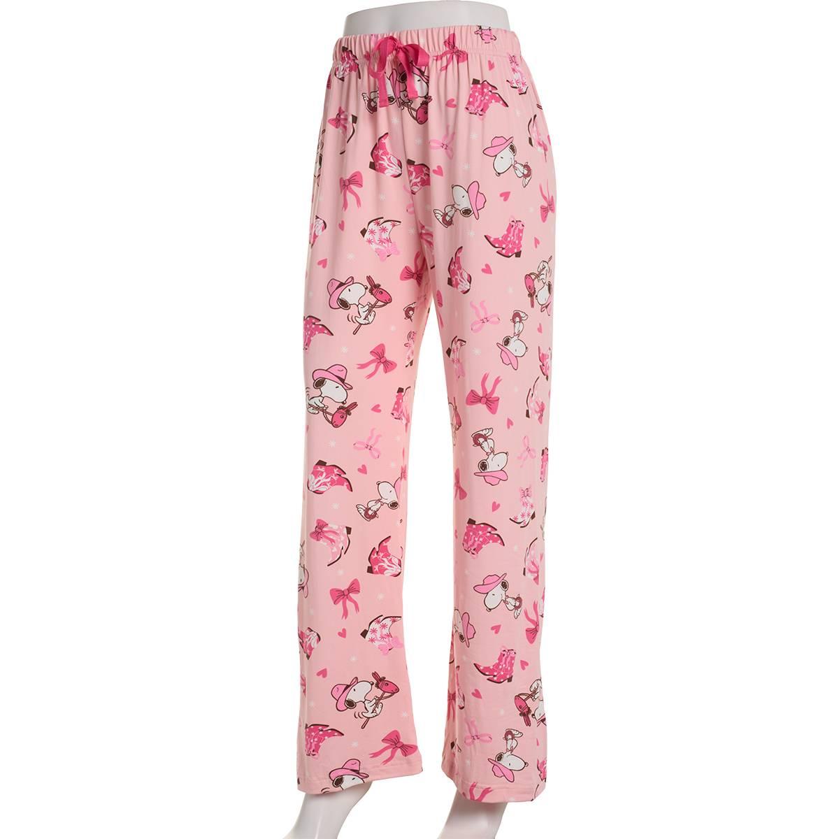 Click here for Womens Snoopy Cowboy Boots & Bows Pajama Pants prices