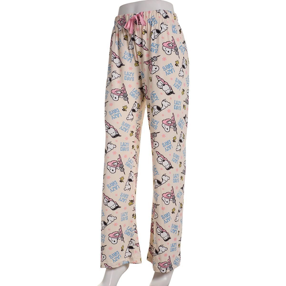 Womens Snoopy Lazy Days Pajama Pants