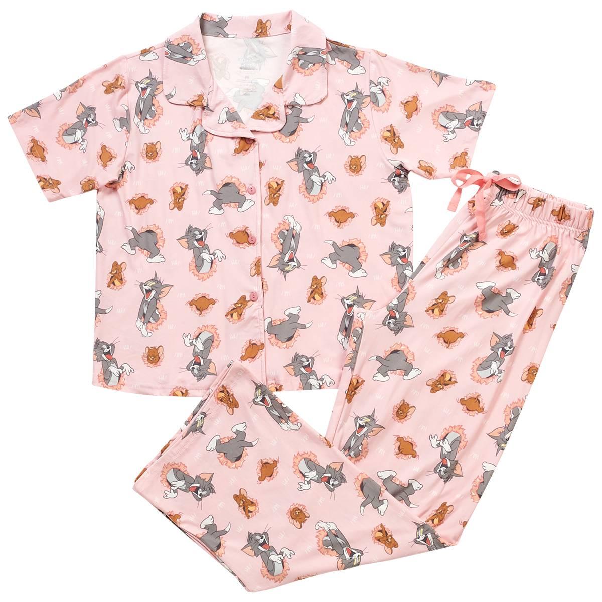 Click here for Womens Hanna Barbera Tom & Jerry Short Sleeve Paja... prices
