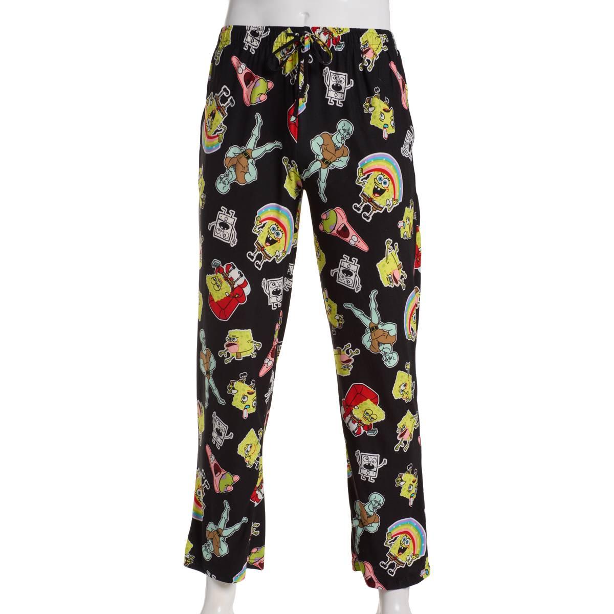 Click here for Mens SpongeBob SquarePants Memes Silky Pajama Pant... prices