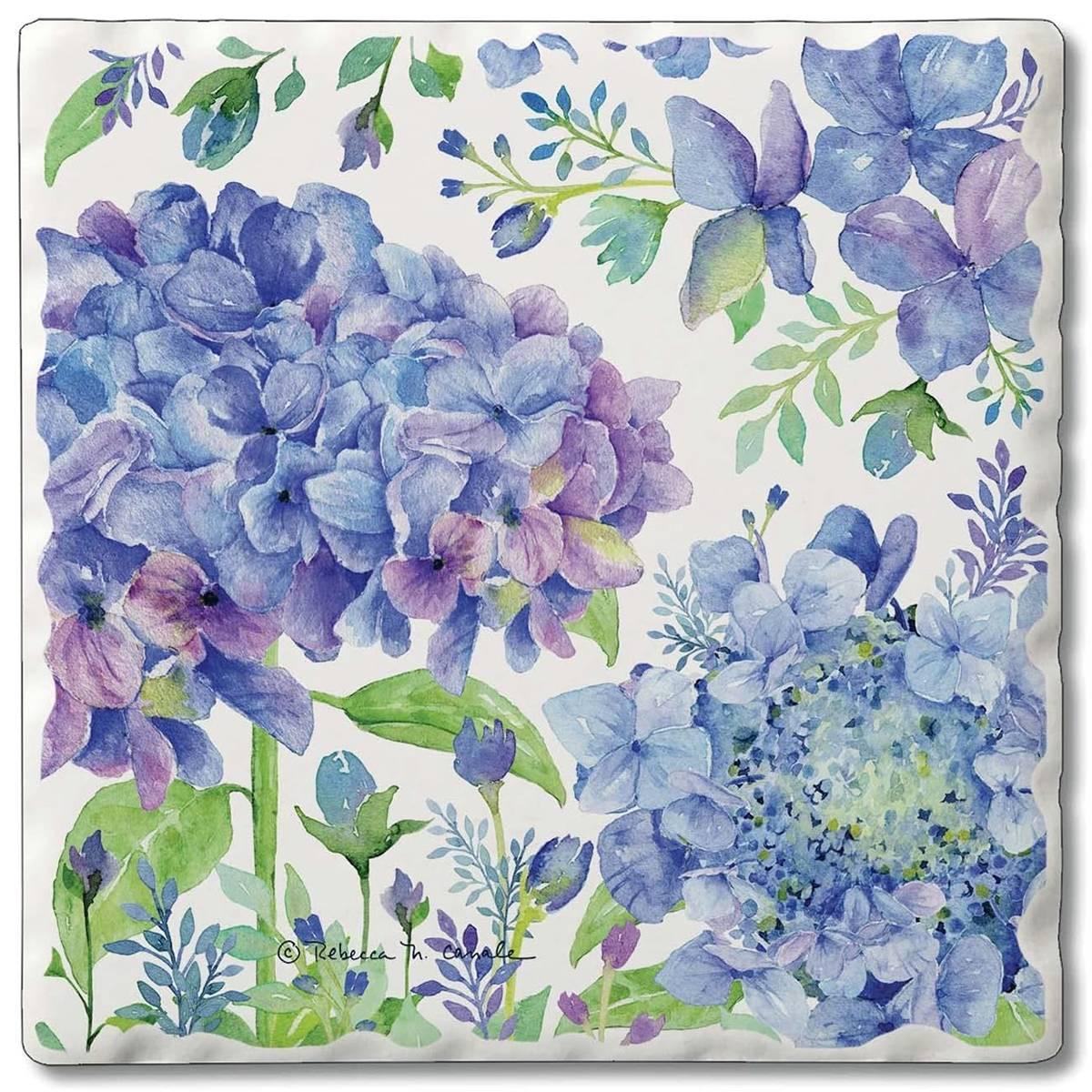 Click here for 4pk. Beautiful Hydrangea Square Coaster Set prices