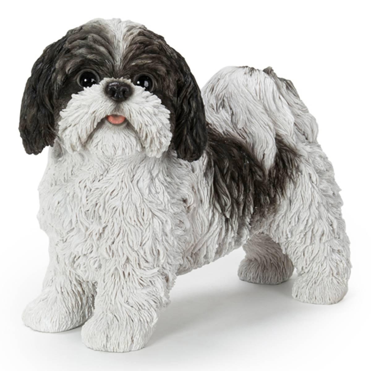 Click here for Hi-Line Gift Black & White Standing Shih Tzu Garde... prices