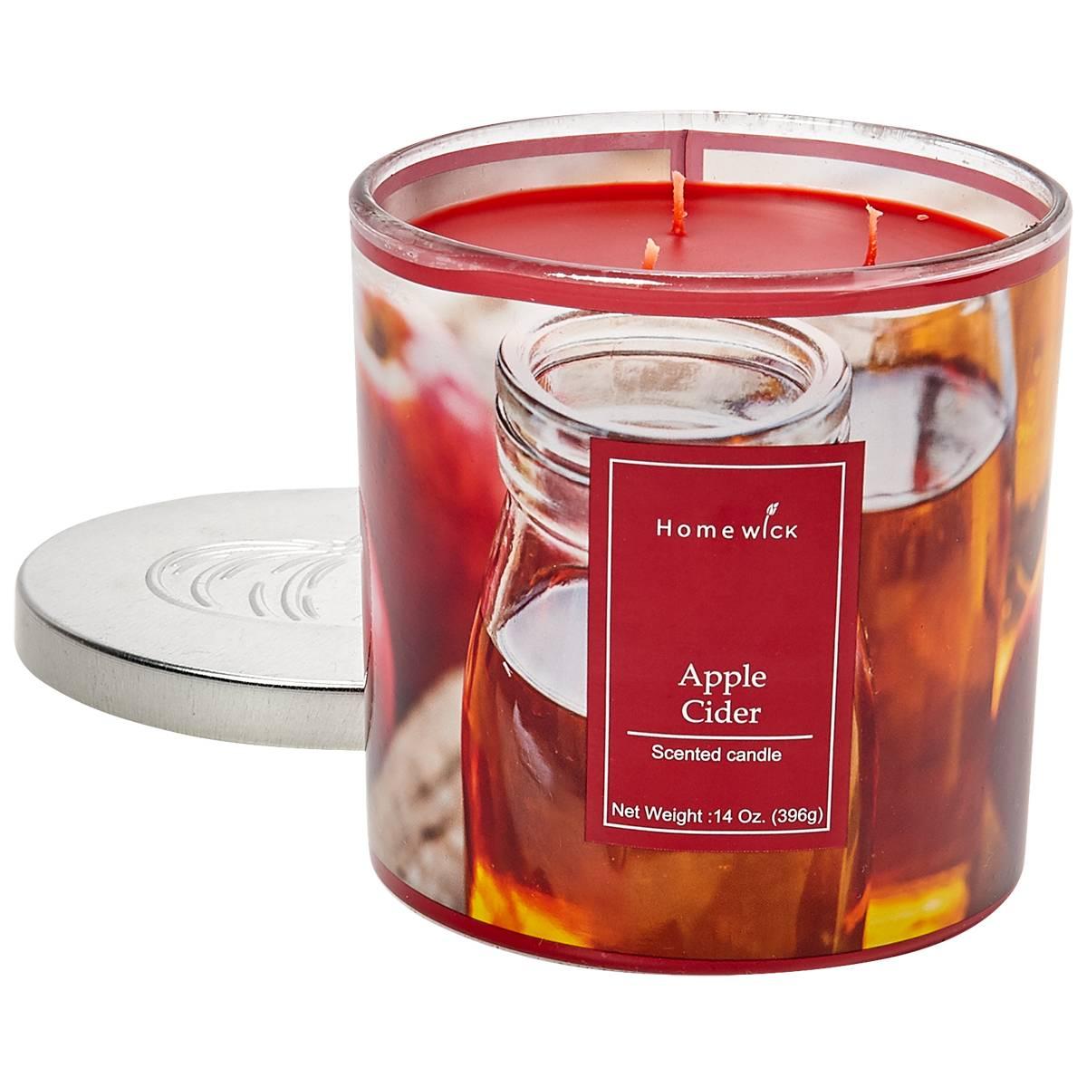 Click here for Homewick 14oz. Apple Cider 3-Wick Jar Candle prices