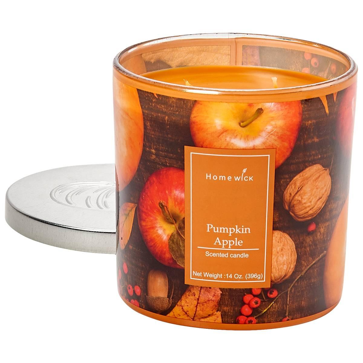 Click here for Homewick 14oz. Pumpkin Apple 3-Wick Jar Candle prices
