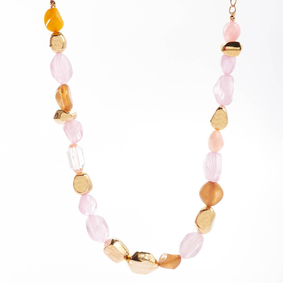 Click here for Ashley Cooper(tm) Pink Multi-Colored Beaded Neckla... prices