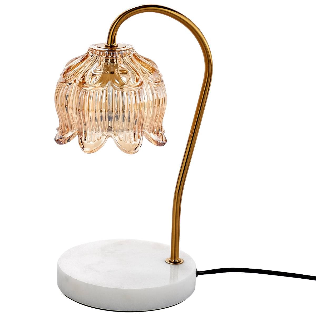 Click here for Luze Ivory Marble Base with Glass Shade prices
