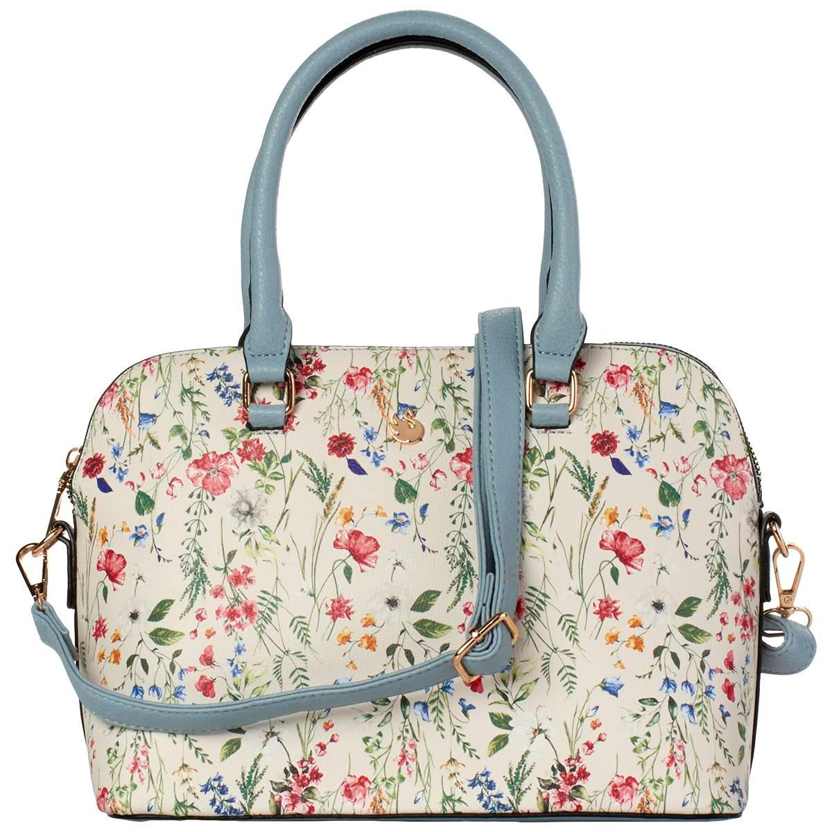 Click here for Gloria Vanderbilt Floral Dome Satchel prices