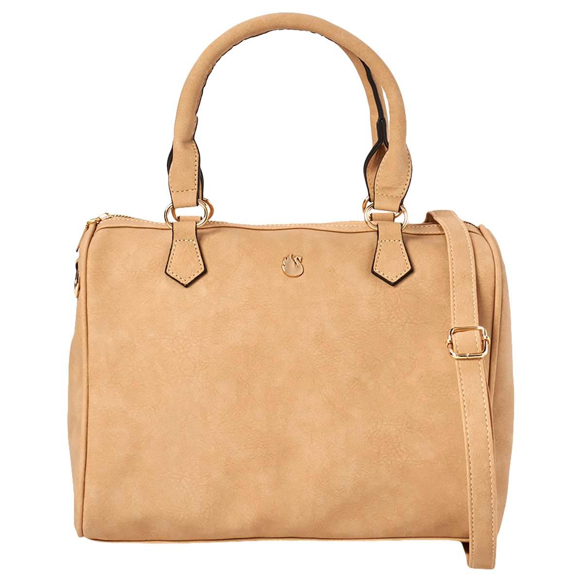 Click here for Gloria Vanderbilt Sueded Nubuck Satchel prices