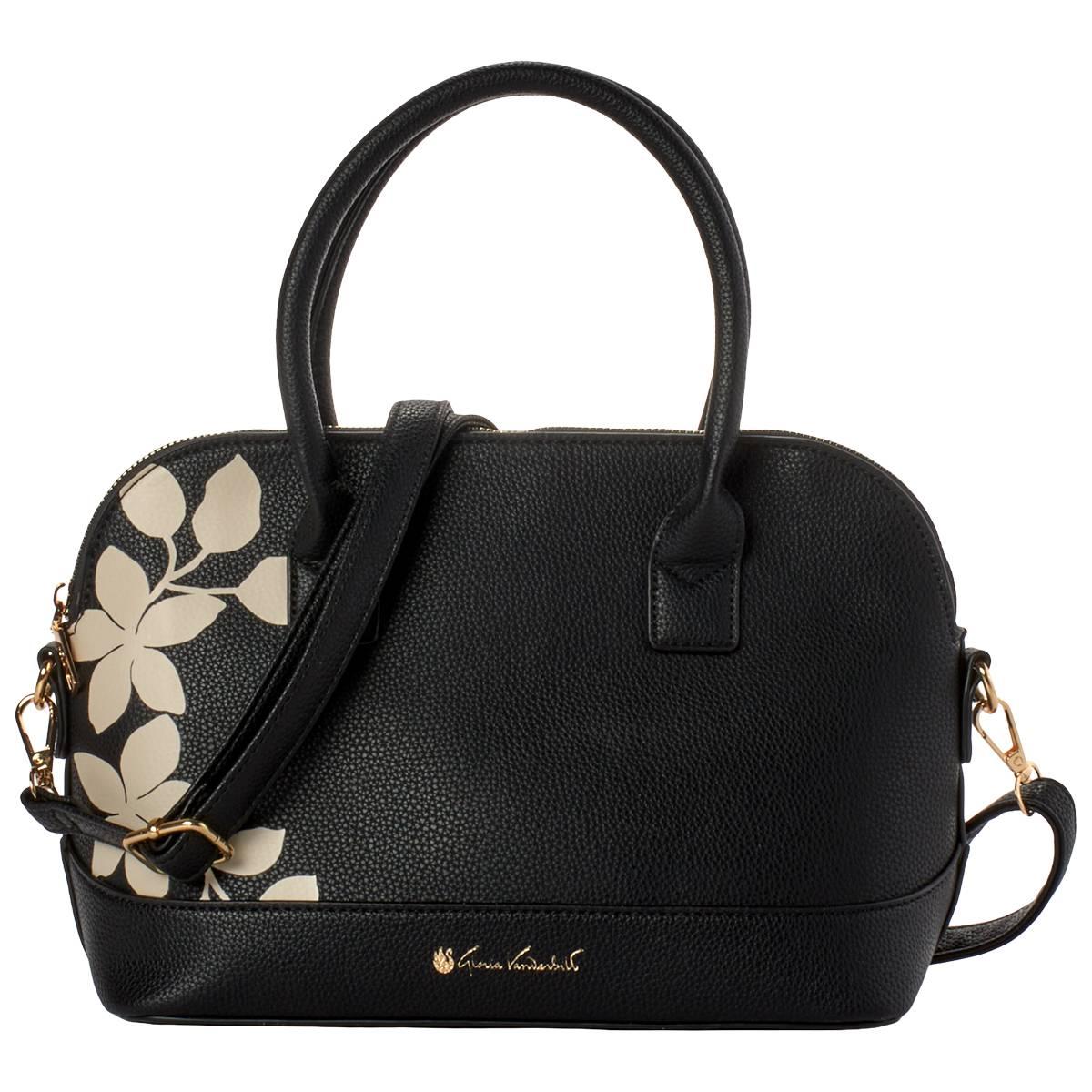 Click here for Gloria Vanderbilt Floral Dome Satchel prices