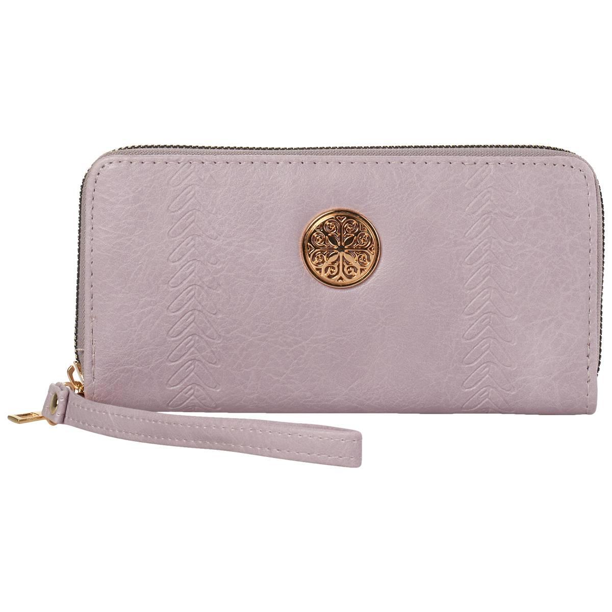 Click here for Womens Sasha Braided Zip-Around Wristlet prices
