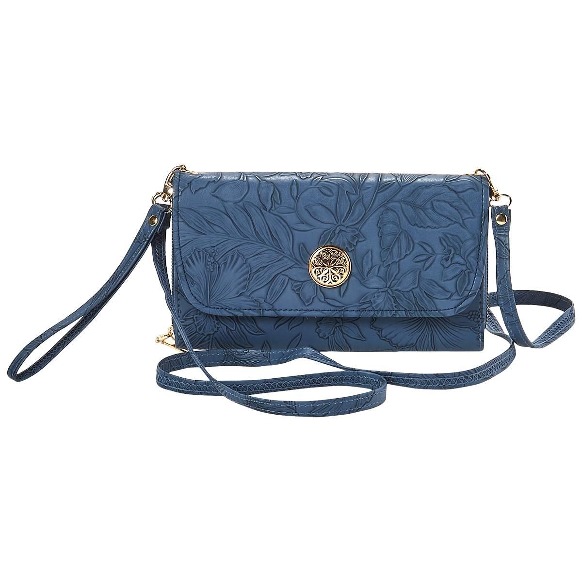 Click here for Womens Sasha Tooling Crossbody Wallet prices