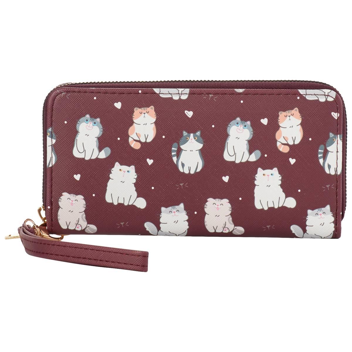 Click here for Womens Gloria Vanderbilt Cats with Hearts Wallet prices
