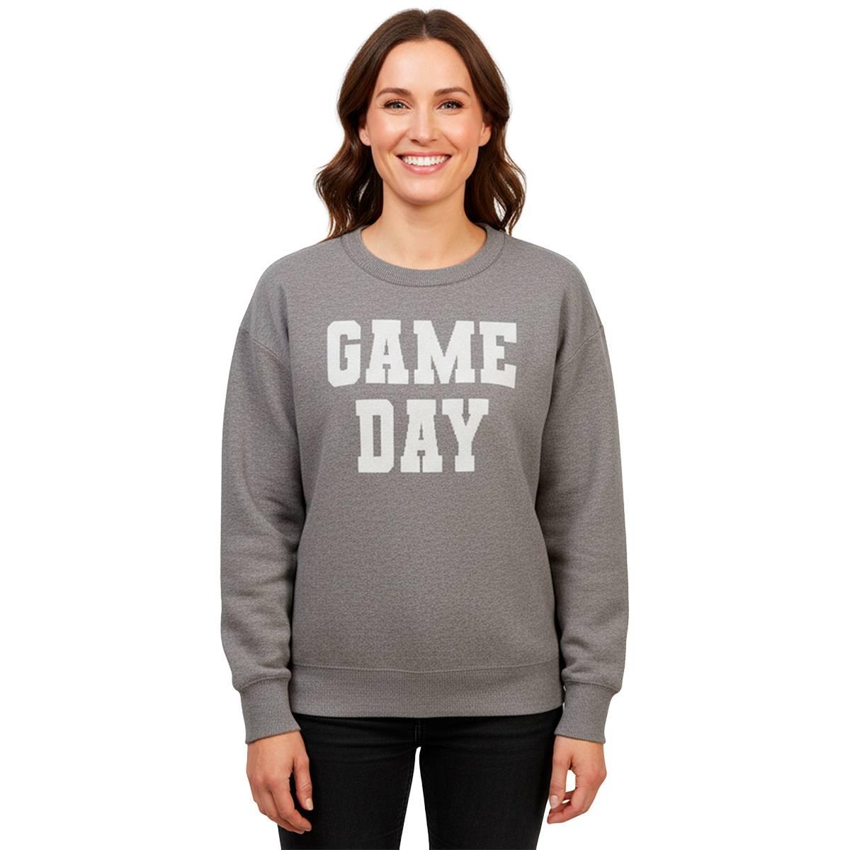 Click here for Petite Rio & Rian Long Sleeve Game Day Sweater prices