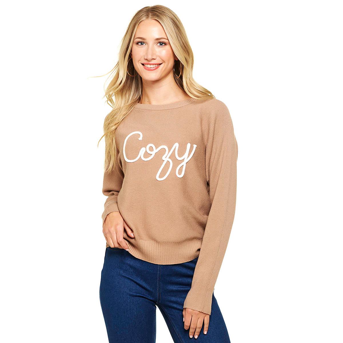 Click here for Plus Size Rio & Rian Long Sleeve Crew Neck Cozy Sw... prices