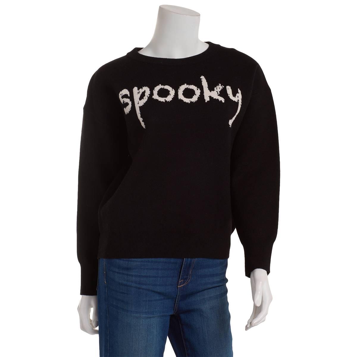 Click here for Plus Size Rio & Rian Long Sleeve Crew Neck Spooky... prices