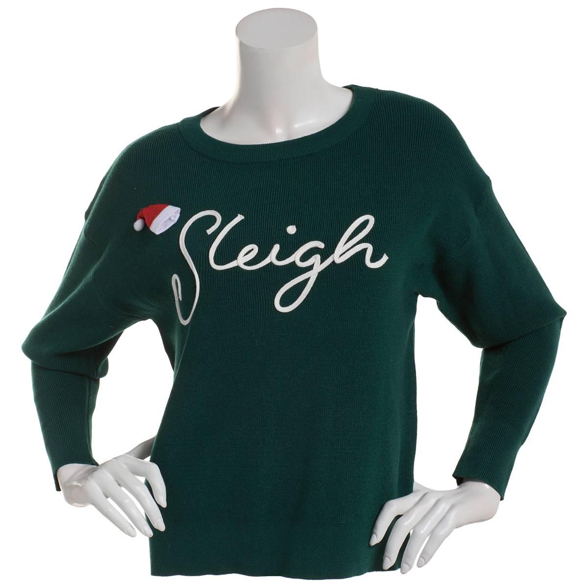 Click here for Plus Size Rio & Rian Long Sleeve Crew Neck Sleigh... prices