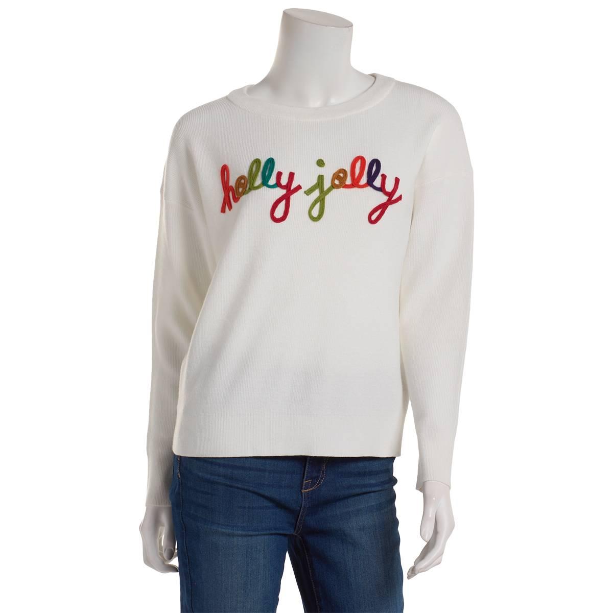 Click here for Plus Size Rio & Rian Long Sleeve Holly Jolly Sweat... prices