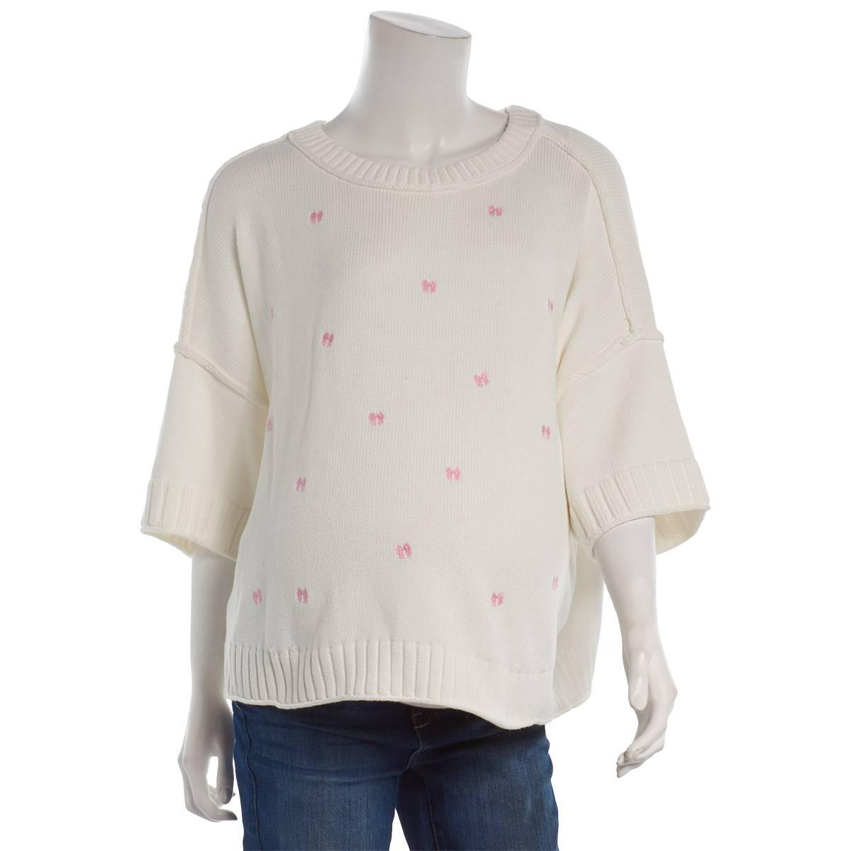 Click here for Womens aimee & coco Embroidered Bow Maternity Swea... prices