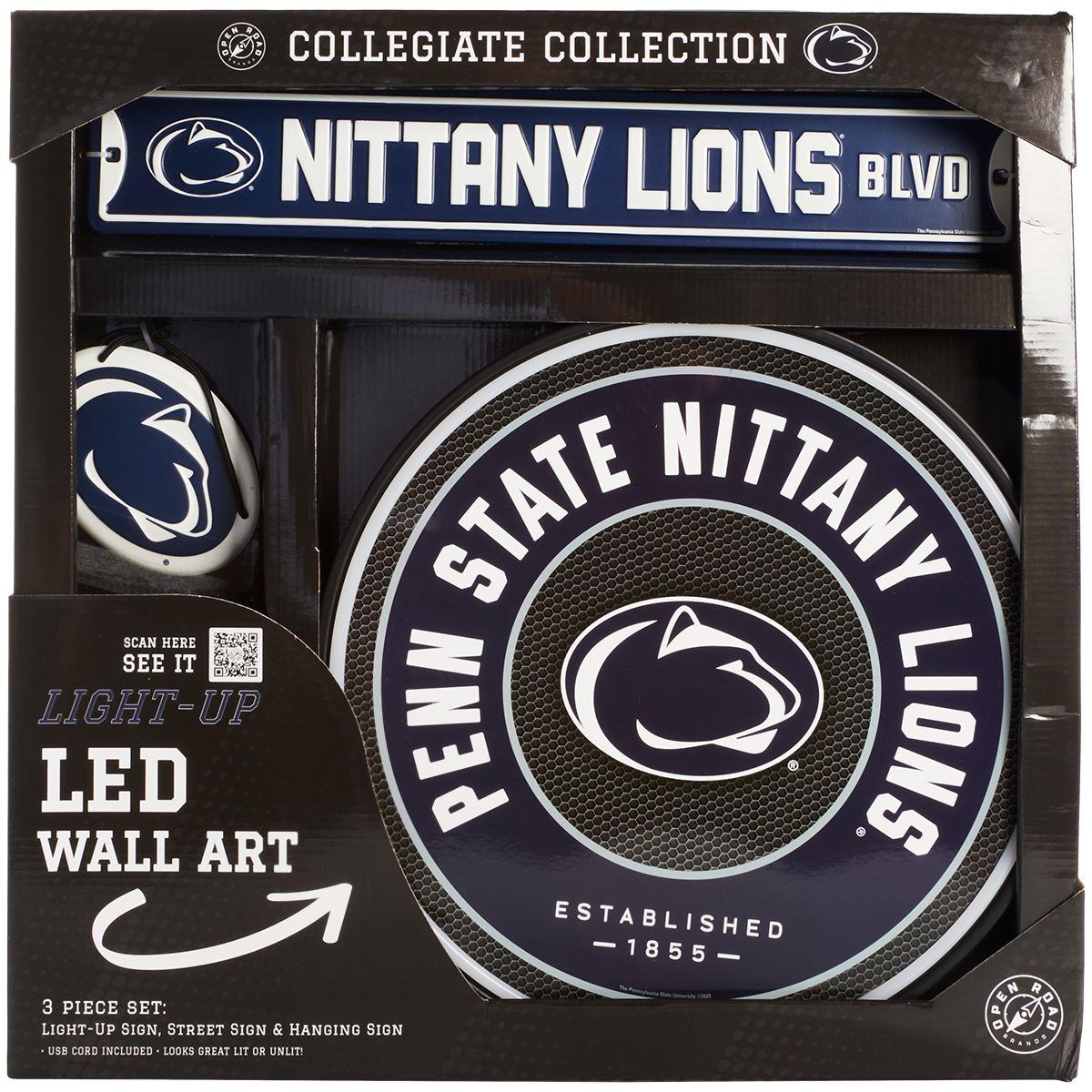 Click here for Open Road Penn State LED Decor Gift Set prices
