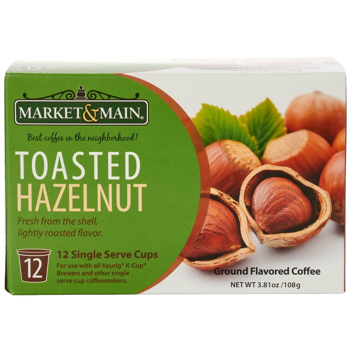 Click here for Market & Main 12ct. Toasted Hazelnut Coffee prices