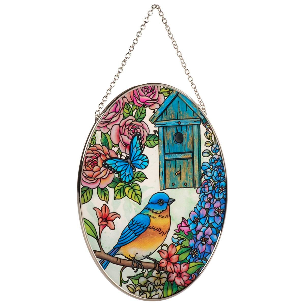 Click here for Bridgeton Hall Birdsong Bluebird Suncatcher prices
