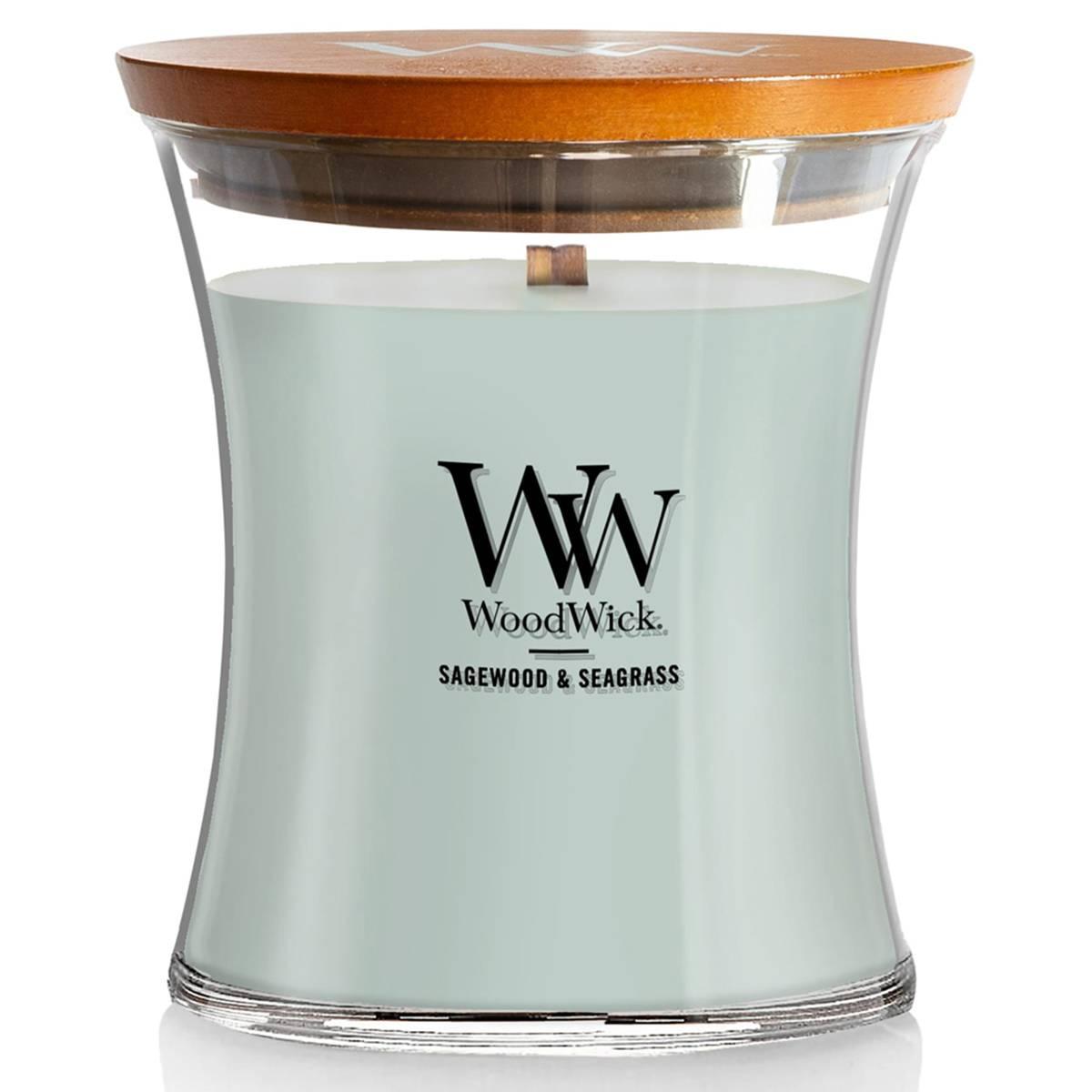 Click here for WoodWick(R) Sagewood/Seagrass Medium 9.7oz Jar Can... prices