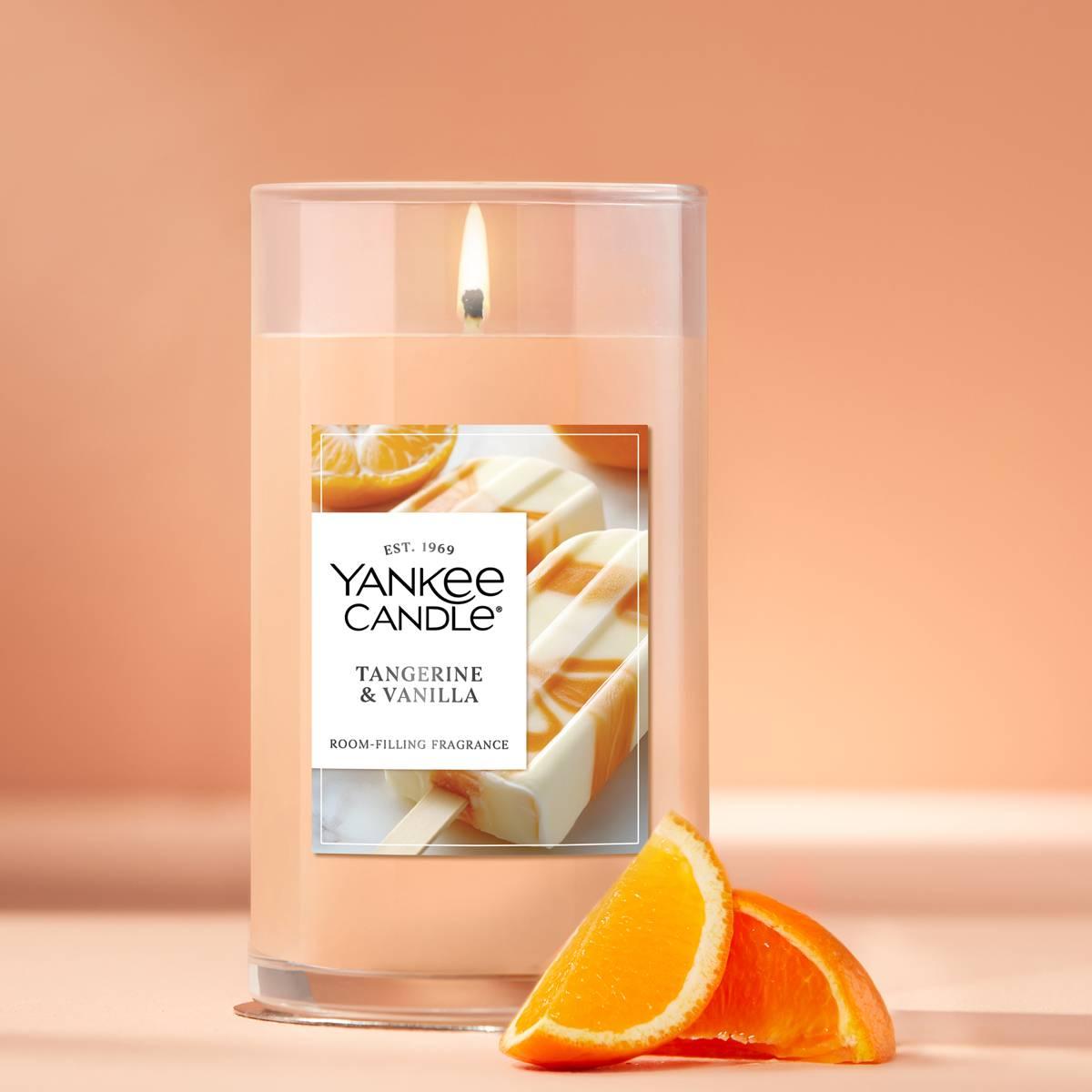 Click here for Yankee Candle(R) 14.25oz. Tangerine Vanilla Pillar... prices