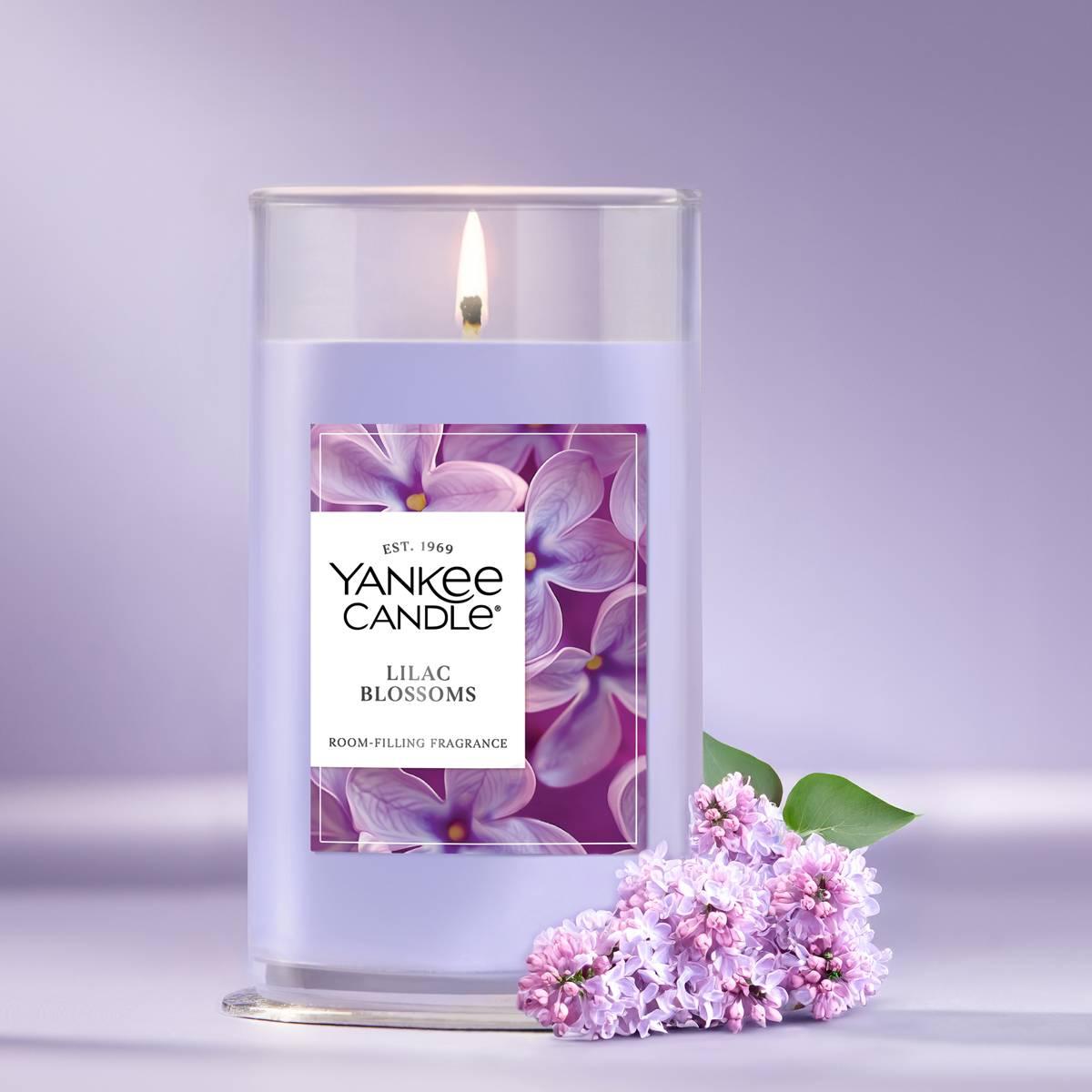 Click here for Yankee Candle(R) 14.25oz. Lilac Blossoms Pillar Ca... prices
