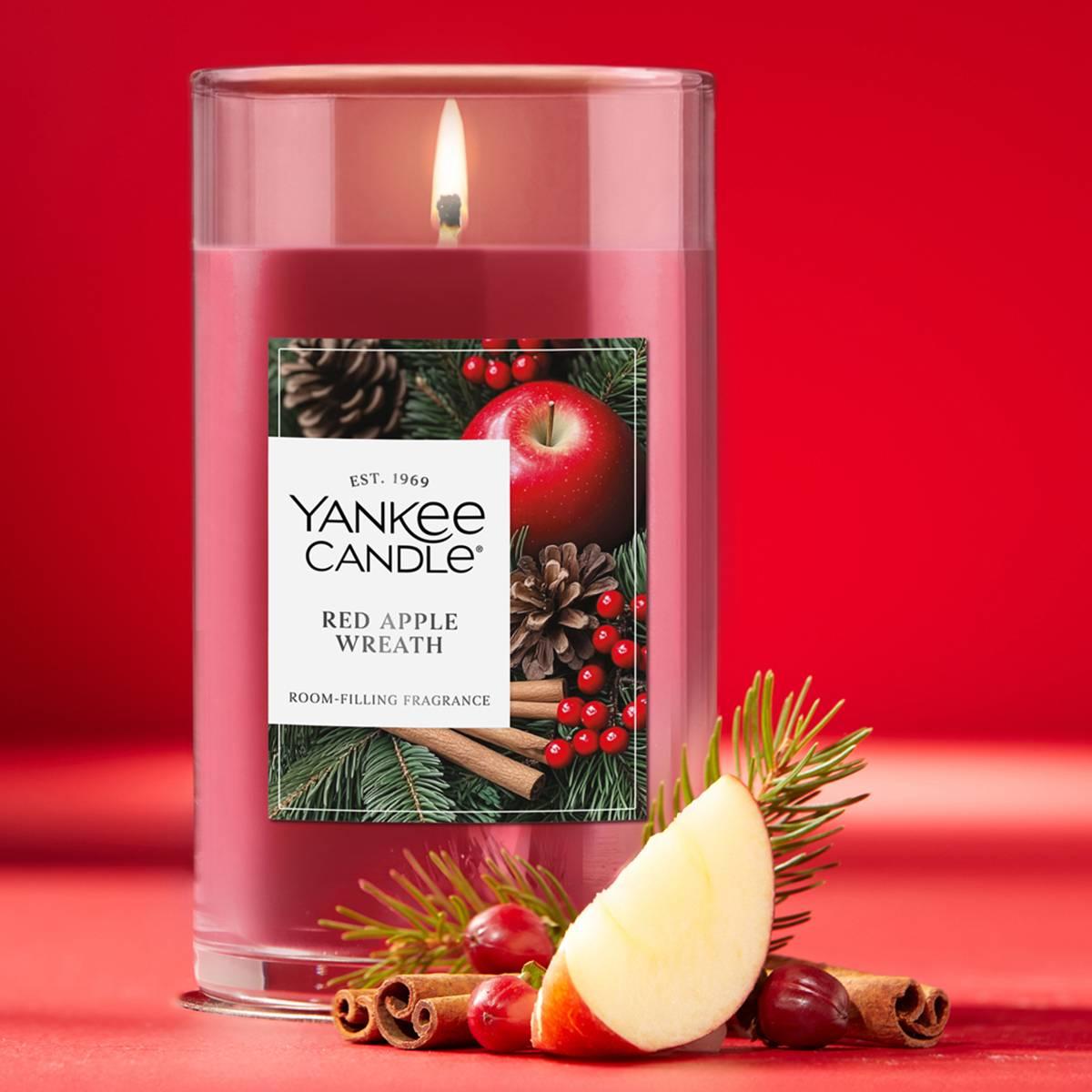 Click here for Yankee Candle(R) Red Apple Wreath 14.25oz. Jar Can... prices