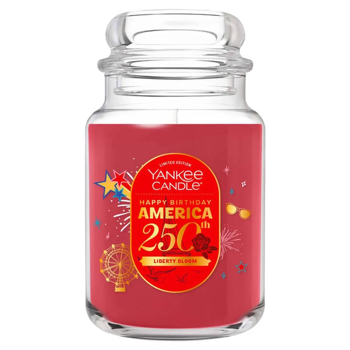 Click here for Yankee Candle 22oz America 250 - Liberty Bloom Jar... prices