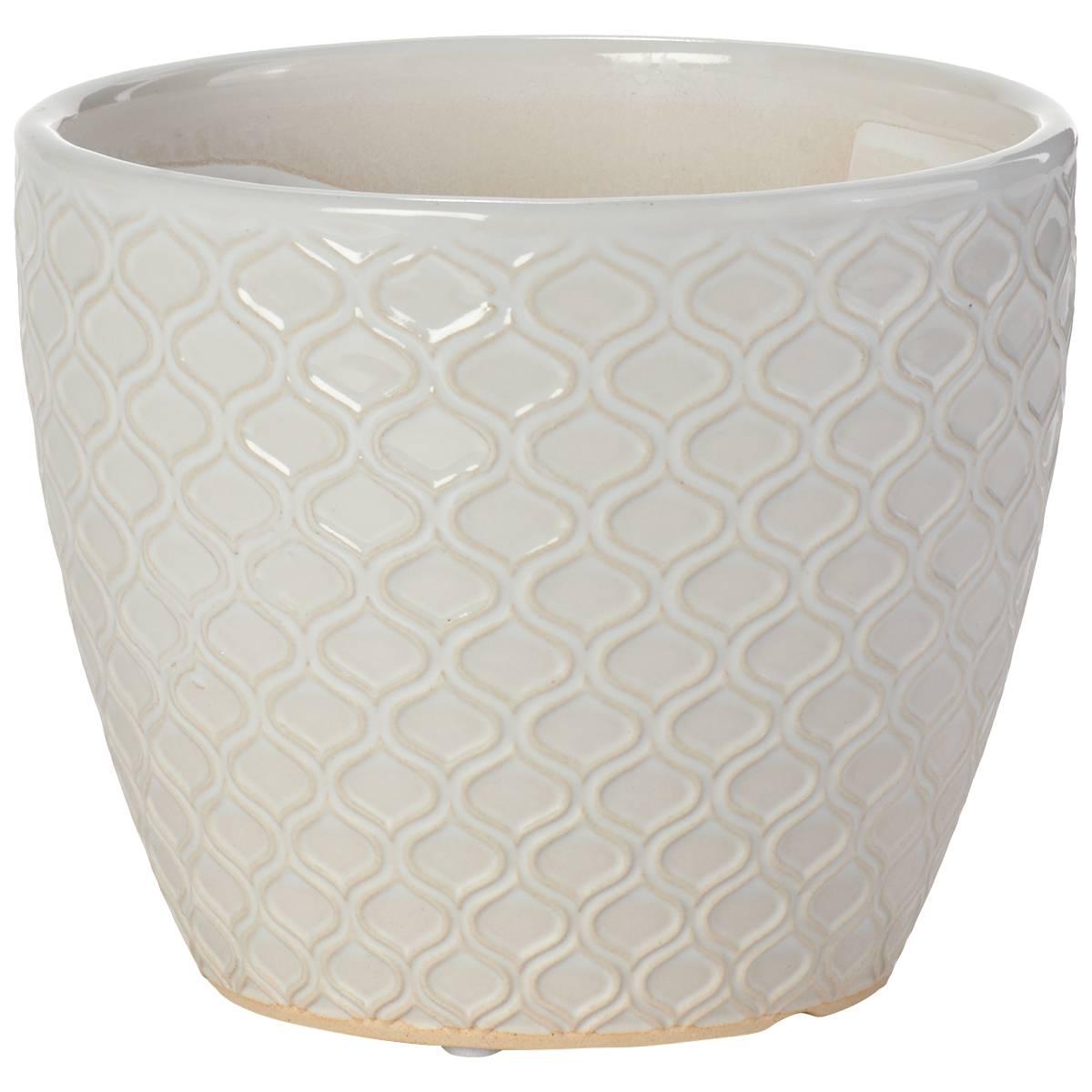 Click here for Embossed Teardrop 6.25 Ceramic Pot prices
