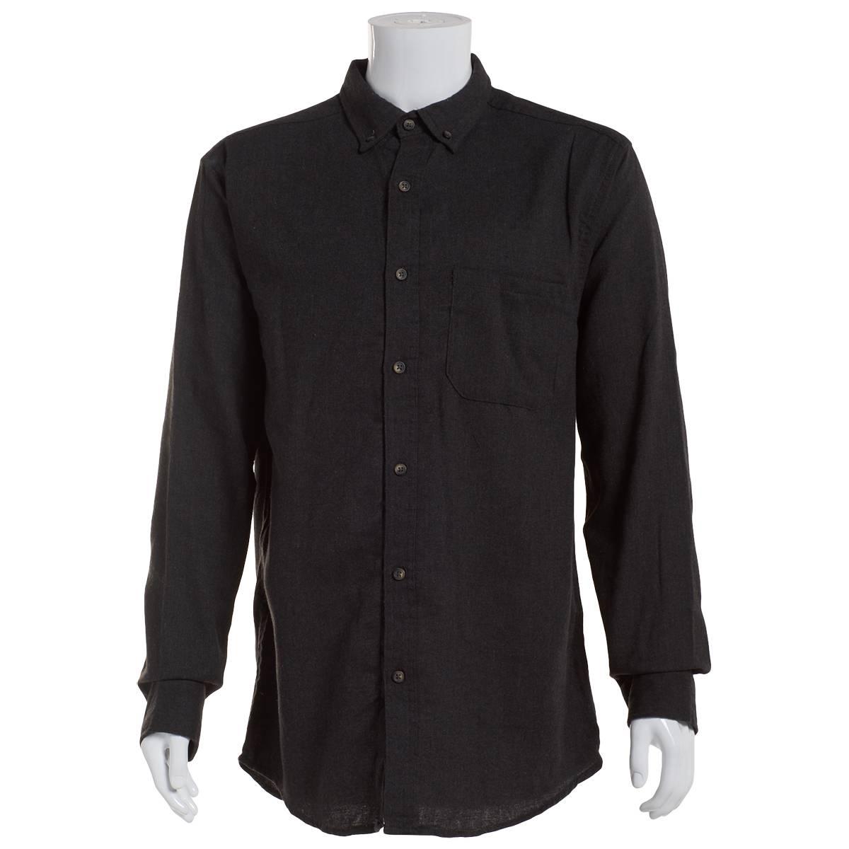 Click here for Mens Big & Tall Mountain Ridge Flannel Shirt - Bla... prices
