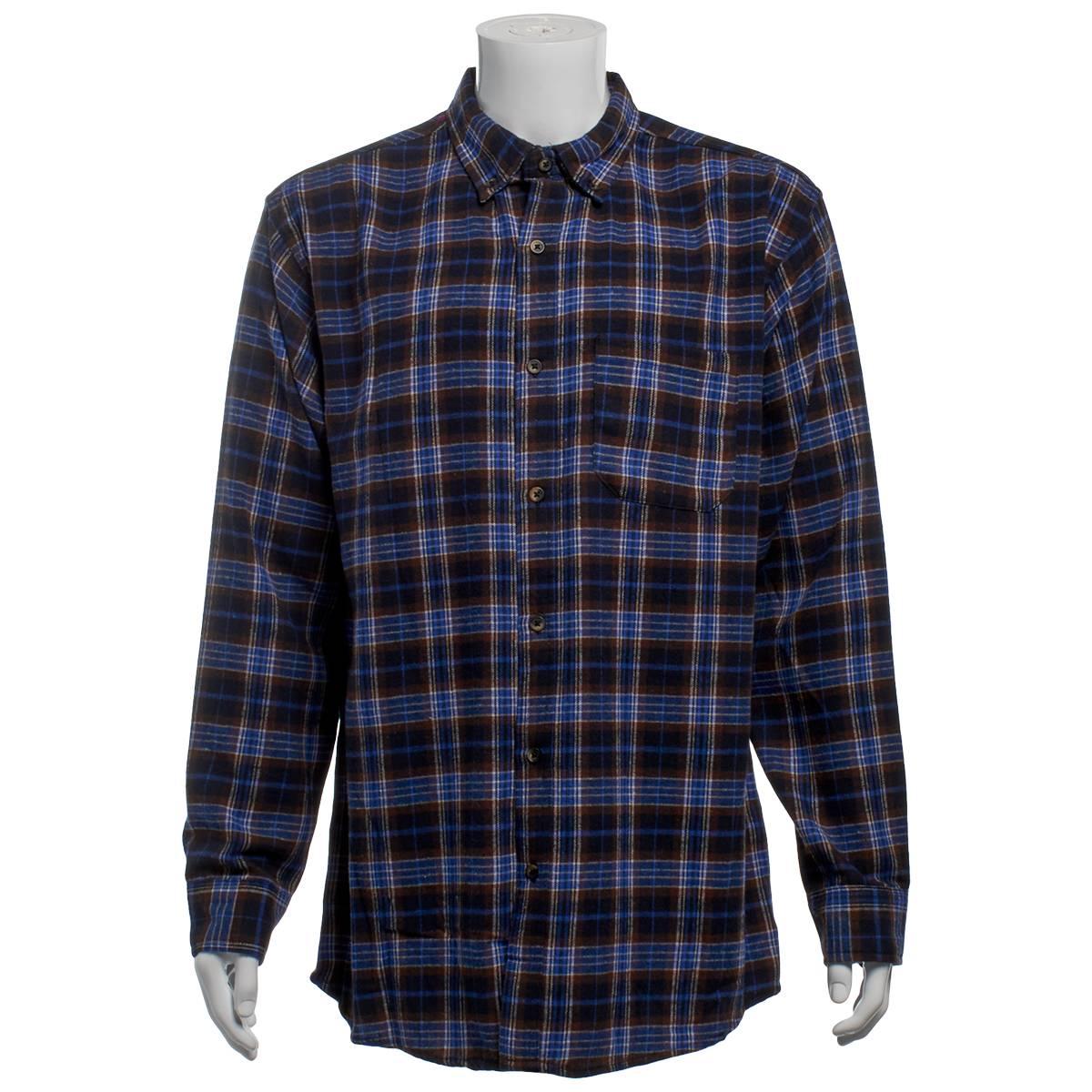 Click here for Mens Big & Tall Mountain Ridge Flannel Shirt - Cha... prices