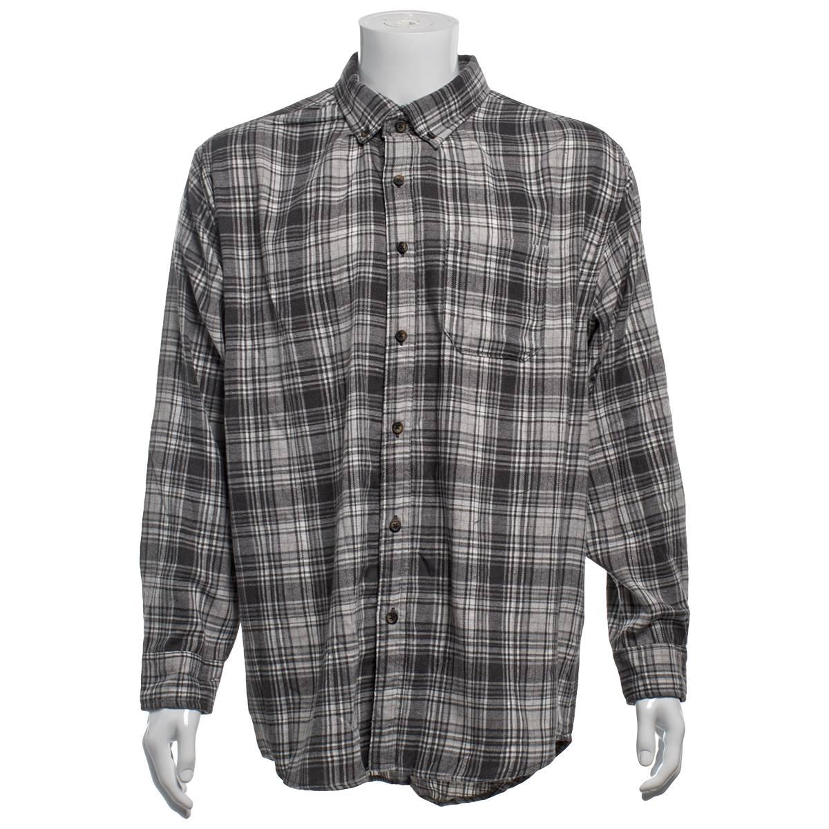 Click here for Mens Big & Tall Mountain Ridge Flannel Shirt-Charc... prices